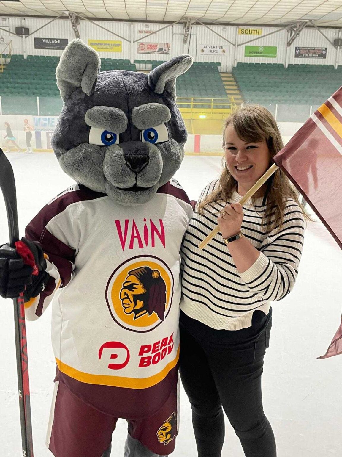 Whitley the Warrior Wolf is ready for 2023-24